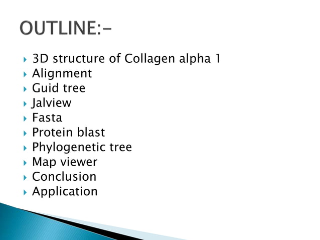 Bioinformatics(collagen alpha 1) | PPT