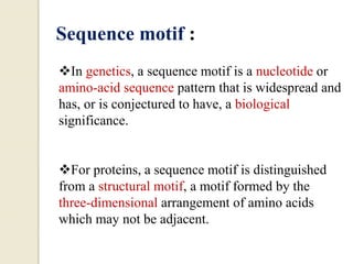 Bioinformatics databases | PPTX
