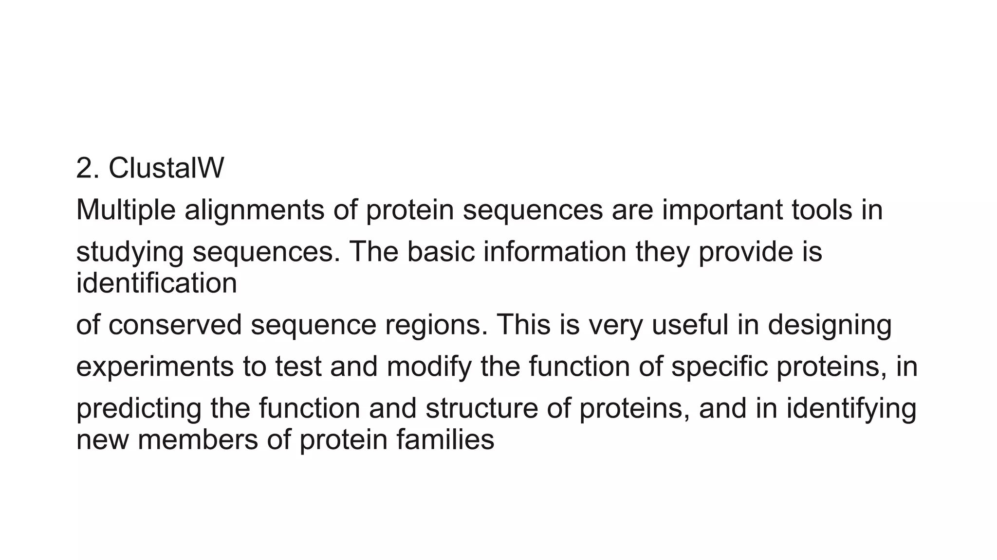 Bioinformatics for beginners | PPTX