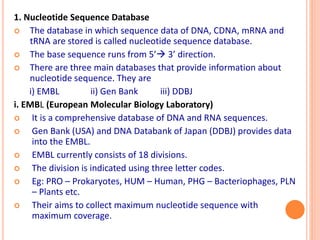 Bioinformatics for beginners (exam point of view) | PPTX
