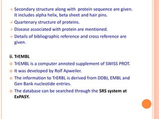 Bioinformatics for beginners (exam point of view) | PPTX