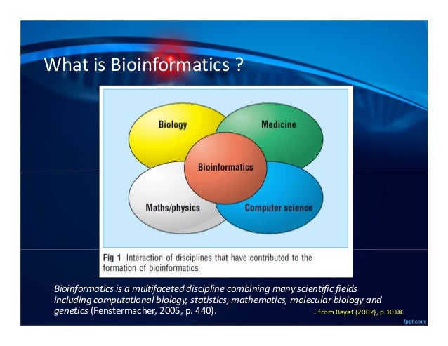 Bioinformatics I-4 lecture