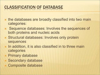 Bioinformatics in biotechnology by kk sahu | PPT
