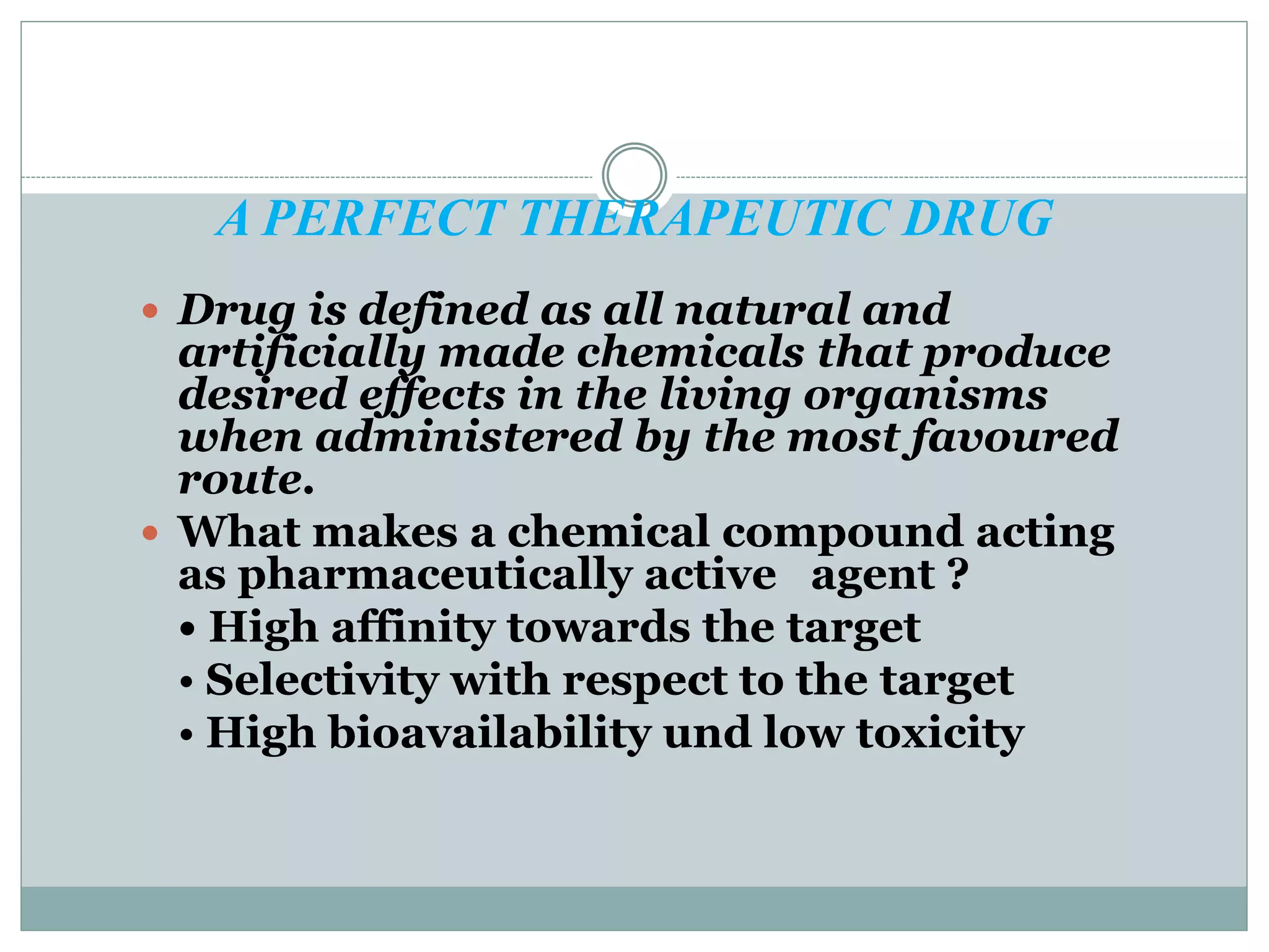 Bioinformatics in drug discovery | PPTX