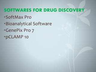 Bioinformatics in drug discovery | PPTX