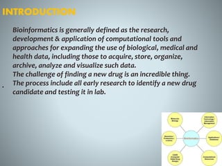 Bioinformatics in drug discovery | PPTX