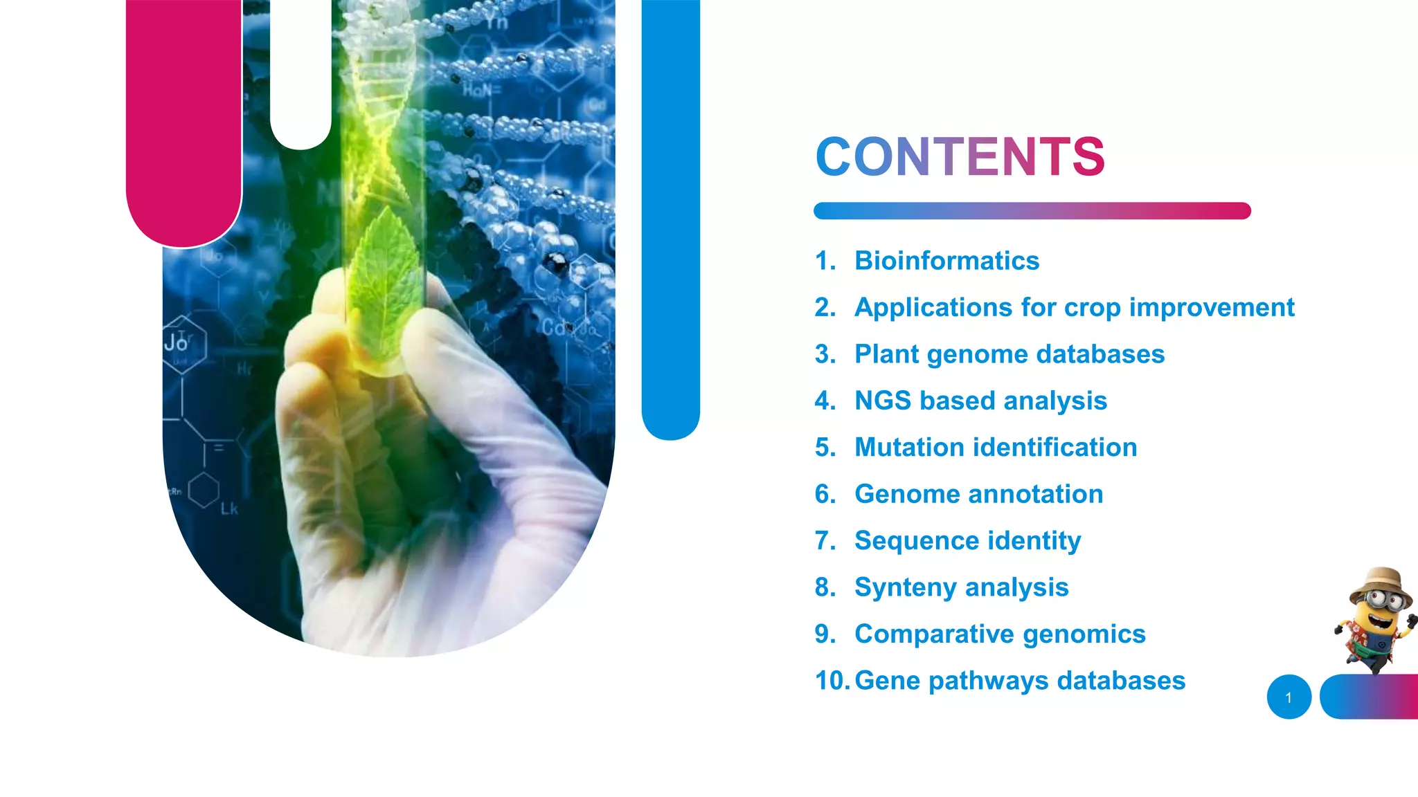 Bioinformatics intervention in crop improvement | PPTX