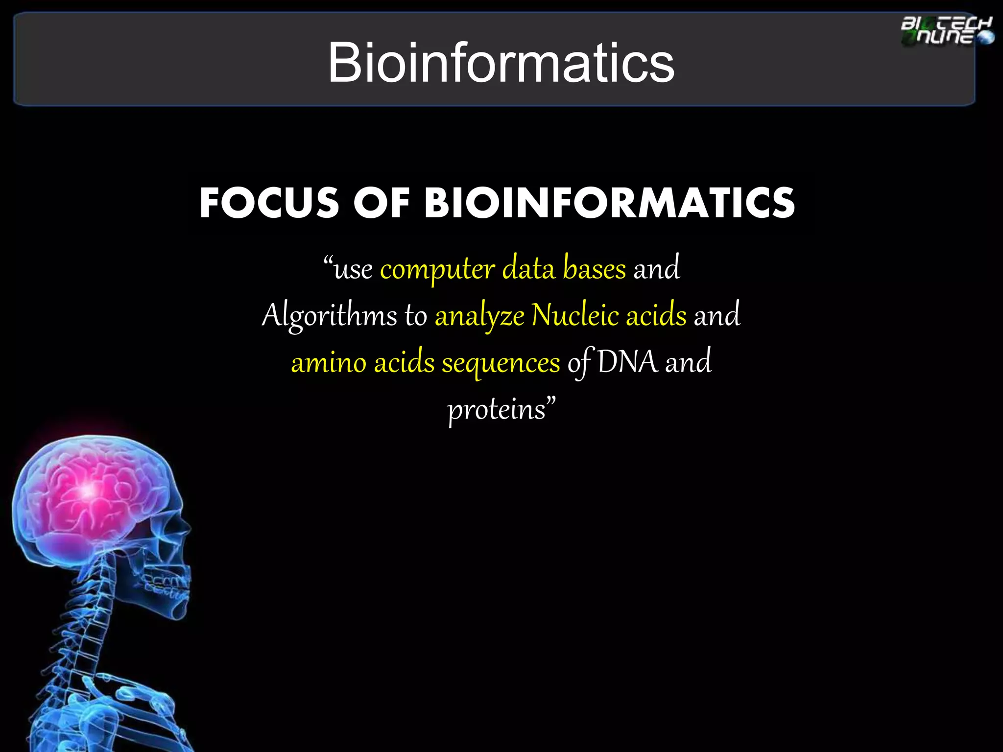 Bioinformatics introduction | PPT