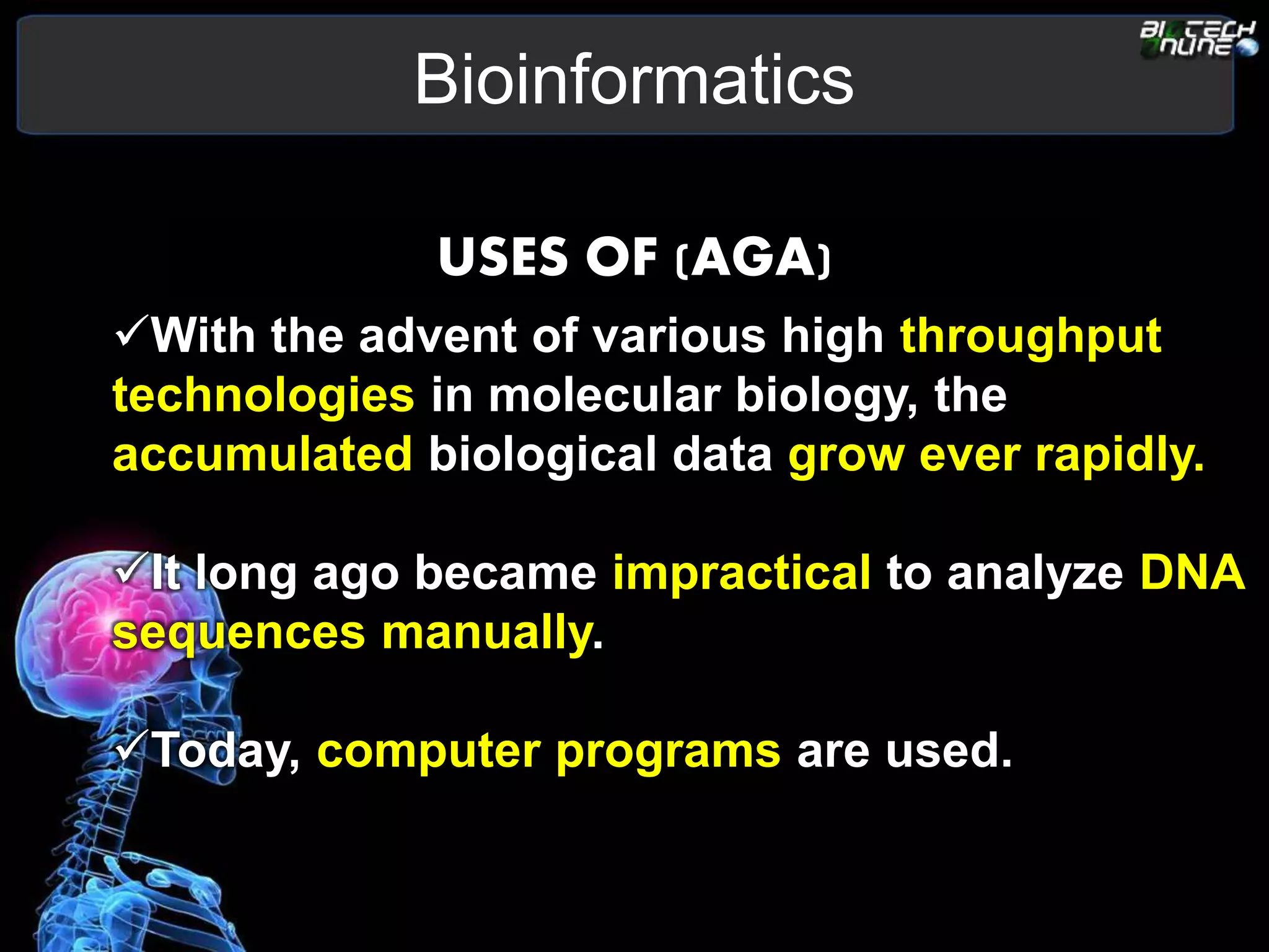 Bioinformatics introduction | PPT