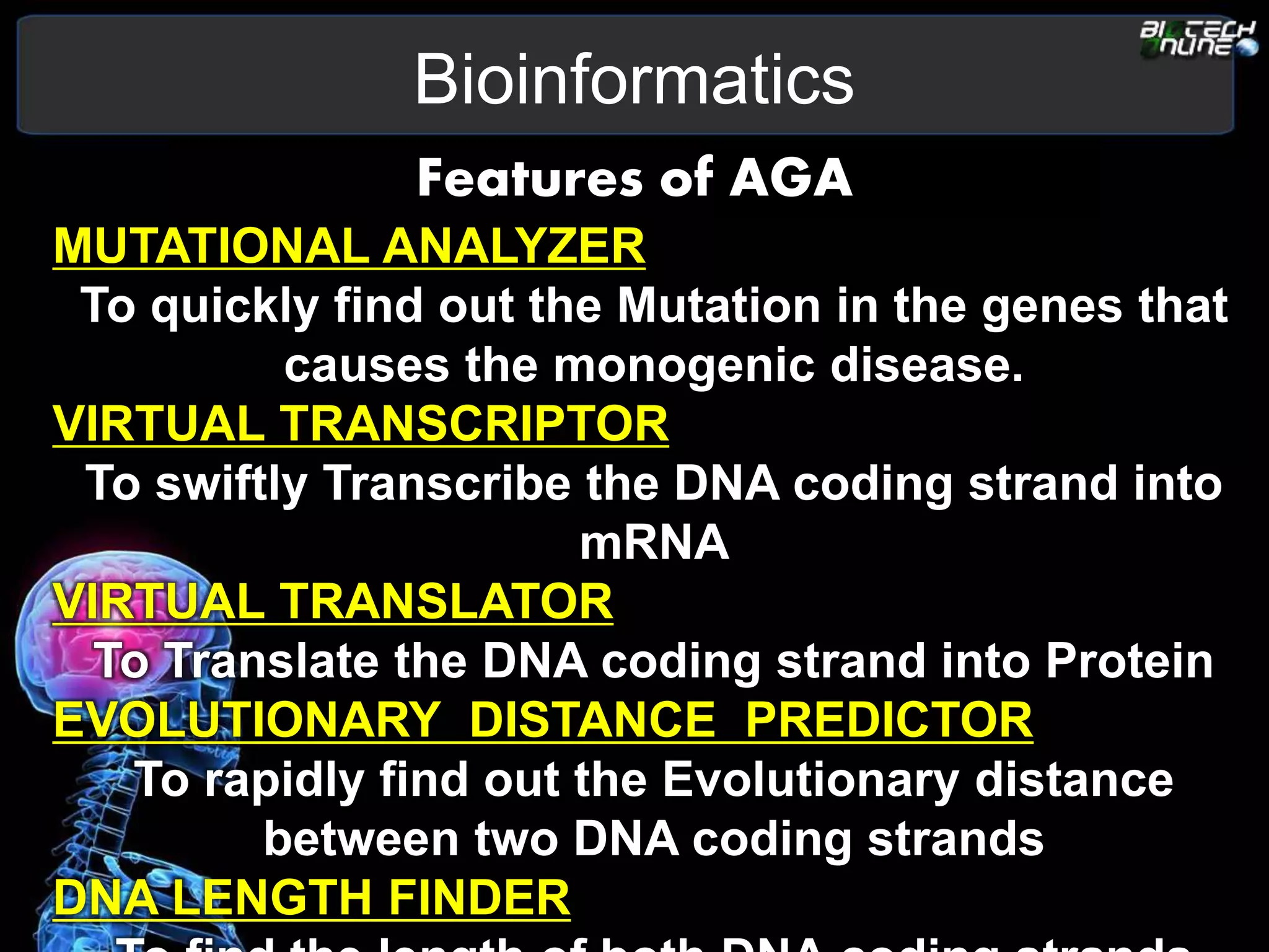 Bioinformatics introduction | PPT