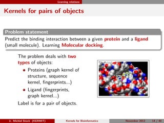Bioinformatics kernels relations | PDF