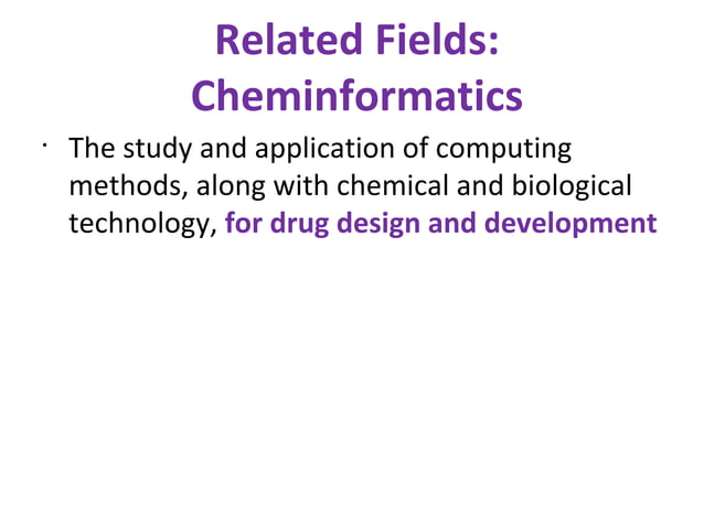 Bioinformatics Lecture 1 Ppt