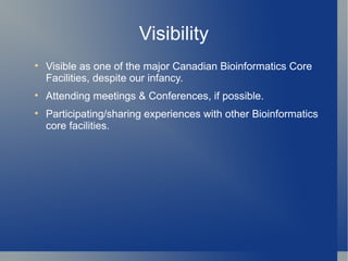 Bioinformatics Manager | PPT