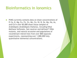 Bioinformatics ppt | PPTX