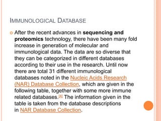 IMMUNOINFORMATICS , MICROARRAY and Machine Learning - All about ...