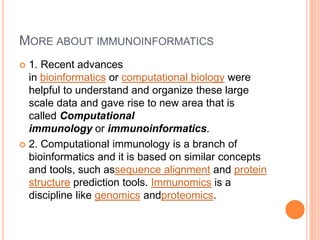 IMMUNOINFORMATICS , MICROARRAY and Machine Learning - All about ...