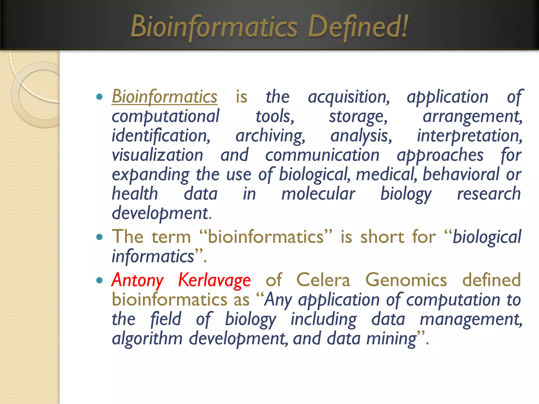 Bioinformatics Principles And Applications Pdf