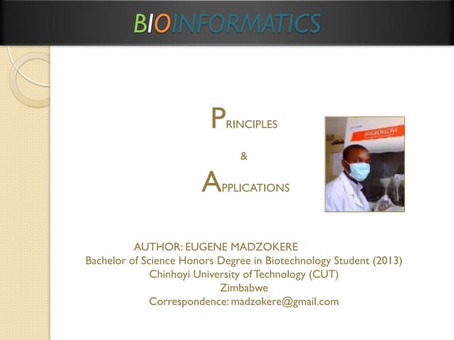 Bioinformatics principles and applications | PDF