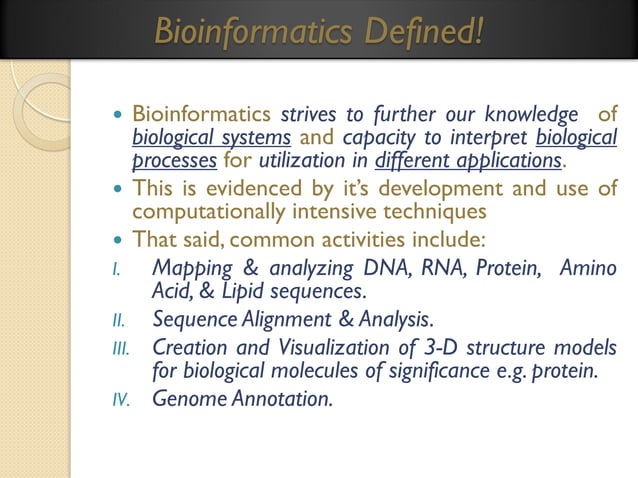 Bioinformatics principles and applications | PDF