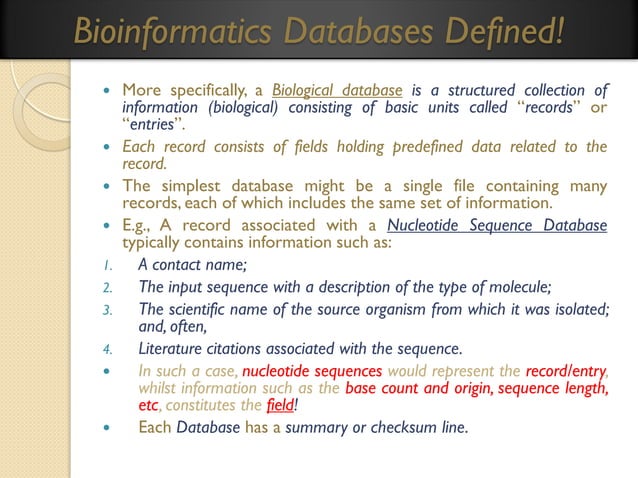 Bioinformatics principles and applications | PDF