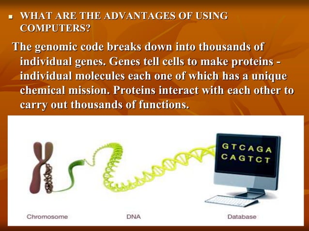 Bioinformatics relevance with biotechnology | PPT | Biotech and ...
