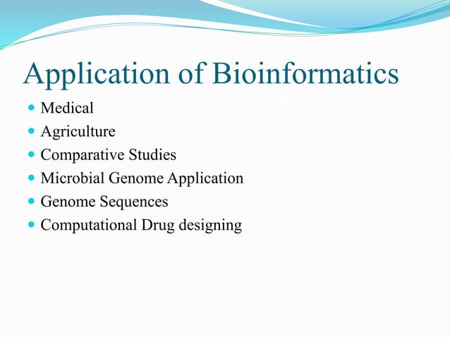 Bioinformatics & its scope in biotech. | PPTX
