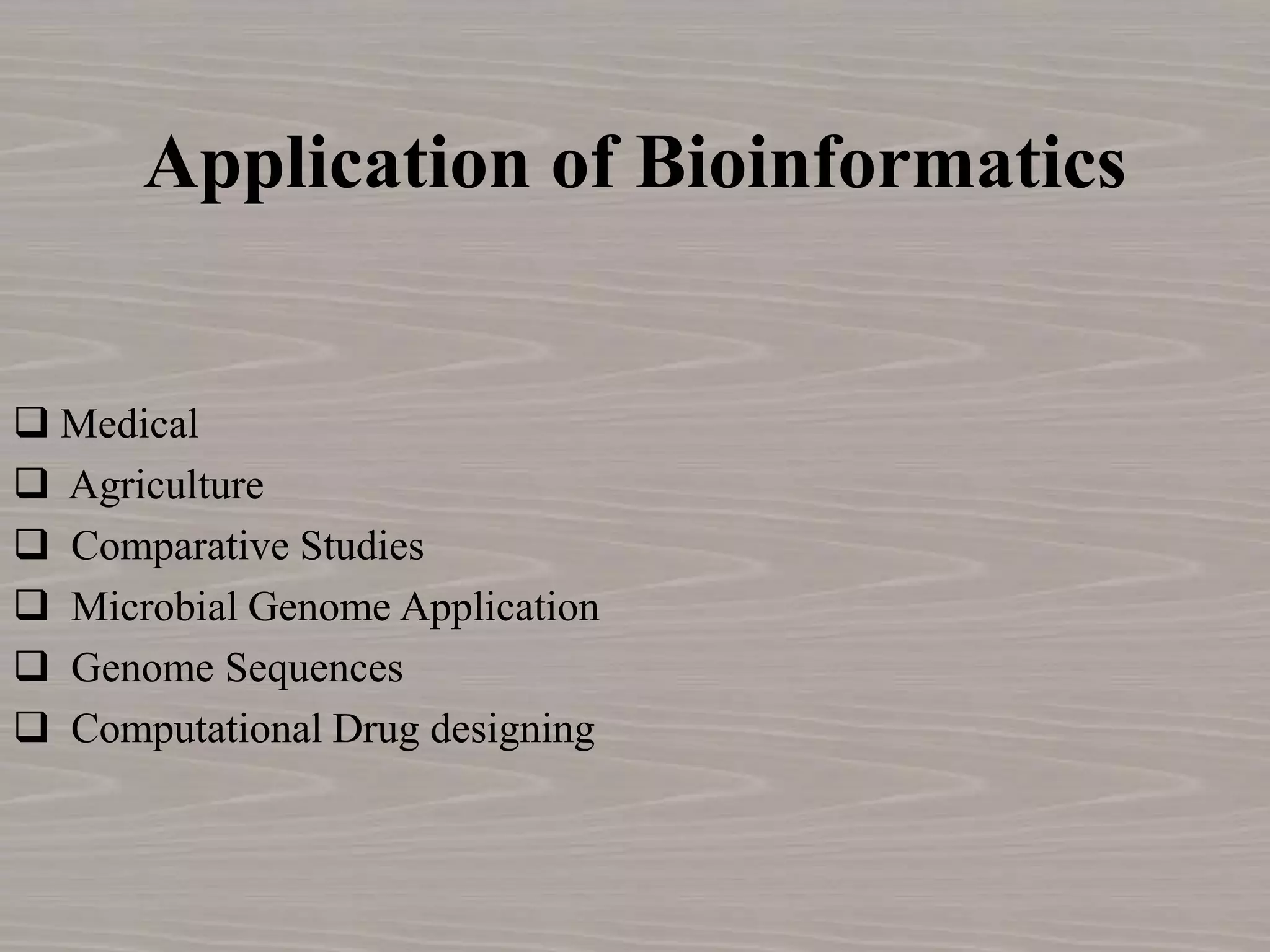 Bioinformatics & It's Scope in Biotechnology | PPTX Bioinformatics & It's Scope in Biotechnology | PPTX