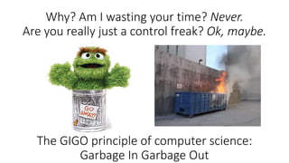 Bioinformatics workflows and study design | PPTX