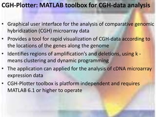 MATLAB Bioinformatics tool box | PPTX