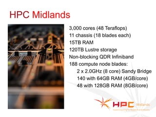 Bioinformatics with HPC Midlands | PPT