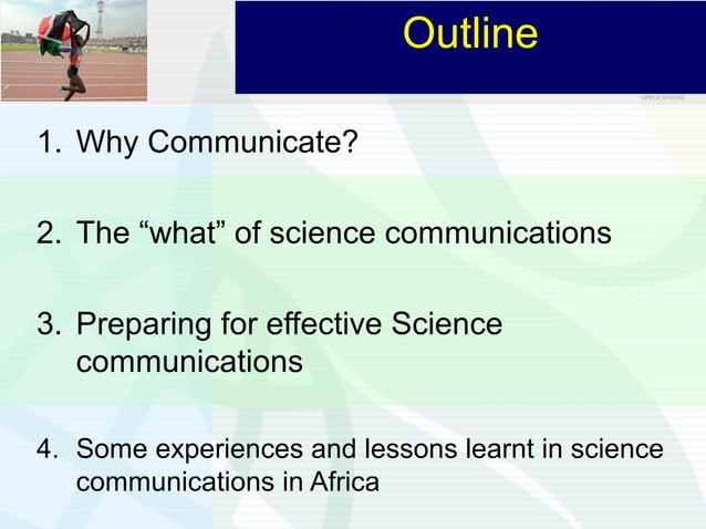Effective science communication in contemporary research environment | PPT