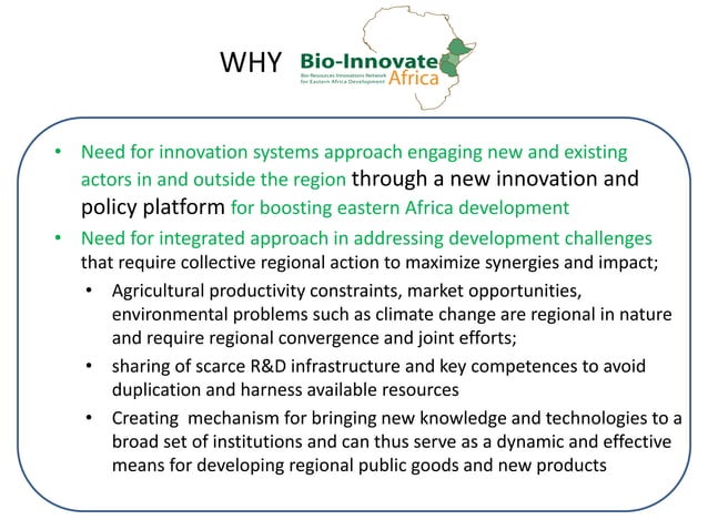 Regional initiatives to promote biosciences innovation: The BioInnovate ...