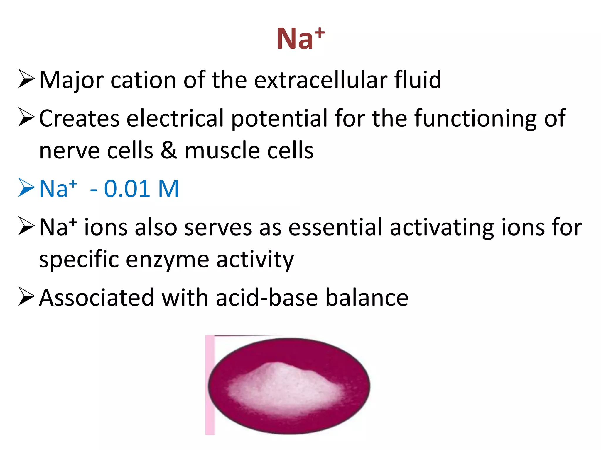 METAL IONS IN BIOLOGY | PPTX