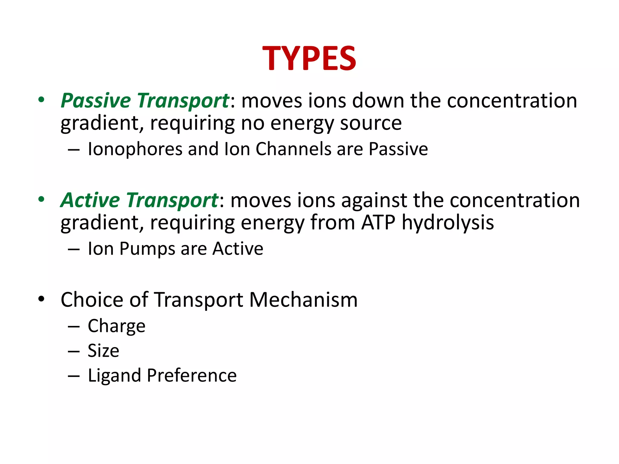 METAL IONS IN BIOLOGY | PPTX