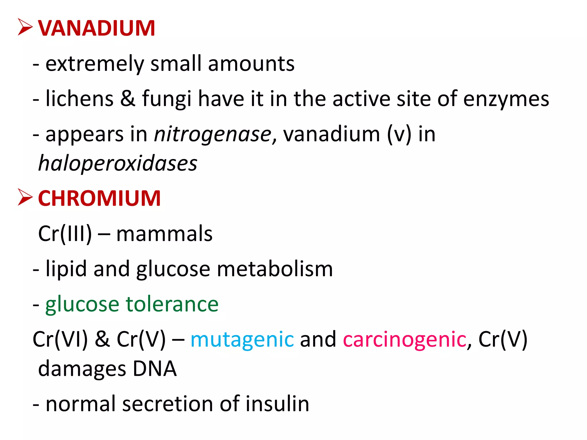 METAL IONS IN BIOLOGY | PPTX