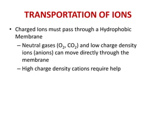 METAL IONS IN BIOLOGY | PPTX