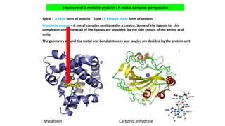 Bioinorganic chemistry | PPTX