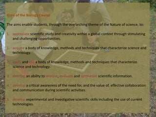 Introduction to IB Diploma Biology | PPTX