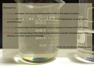Introduction to IB Diploma Biology | PPTX