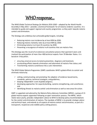 Biology investigatory project class 12 [malaria] | DOCX