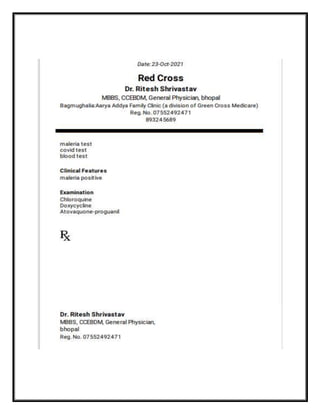 Biology investigatory project class 12 [malaria] | DOCX