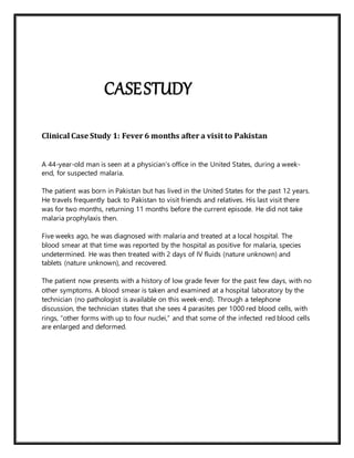 Biology investigatory project class 12 [malaria] | DOCX