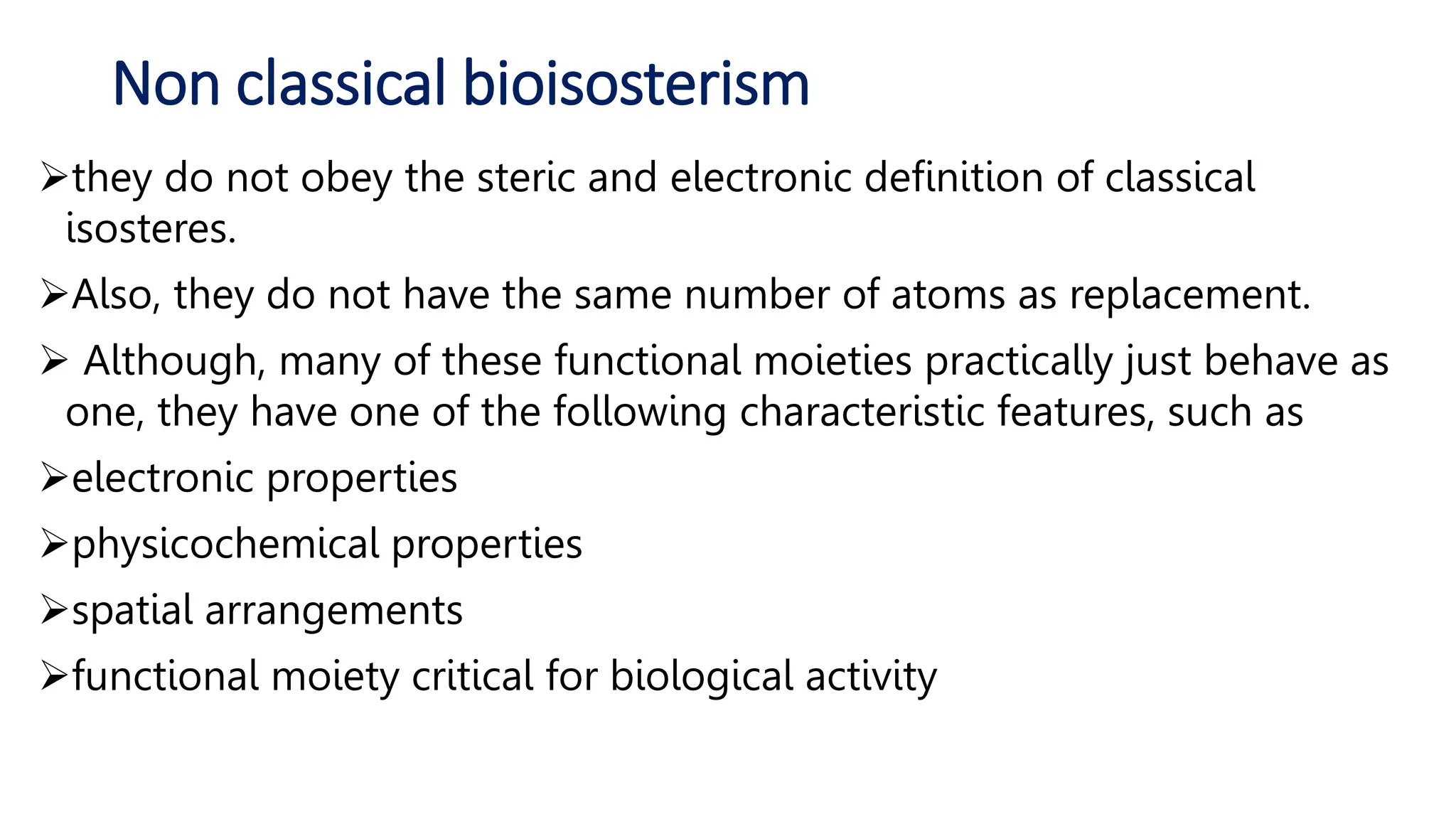 BIOISOSTERISM Properties, Application.pptx
