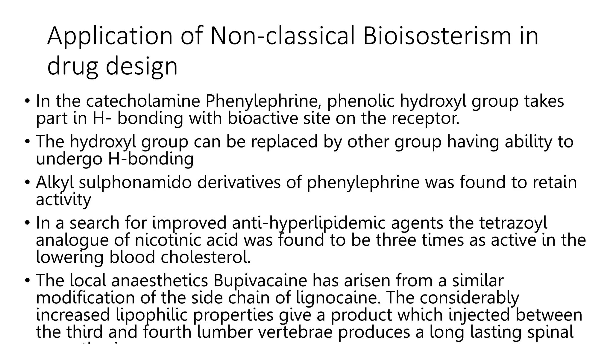BIOISOSTERISM Properties, Application.pptx