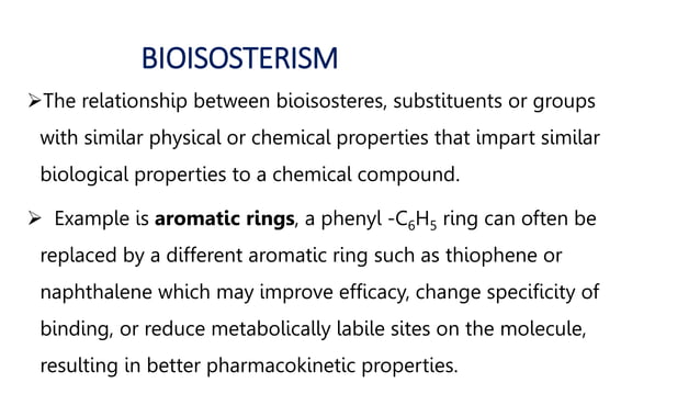 BIOISOSTERISM Properties, Application.pptx