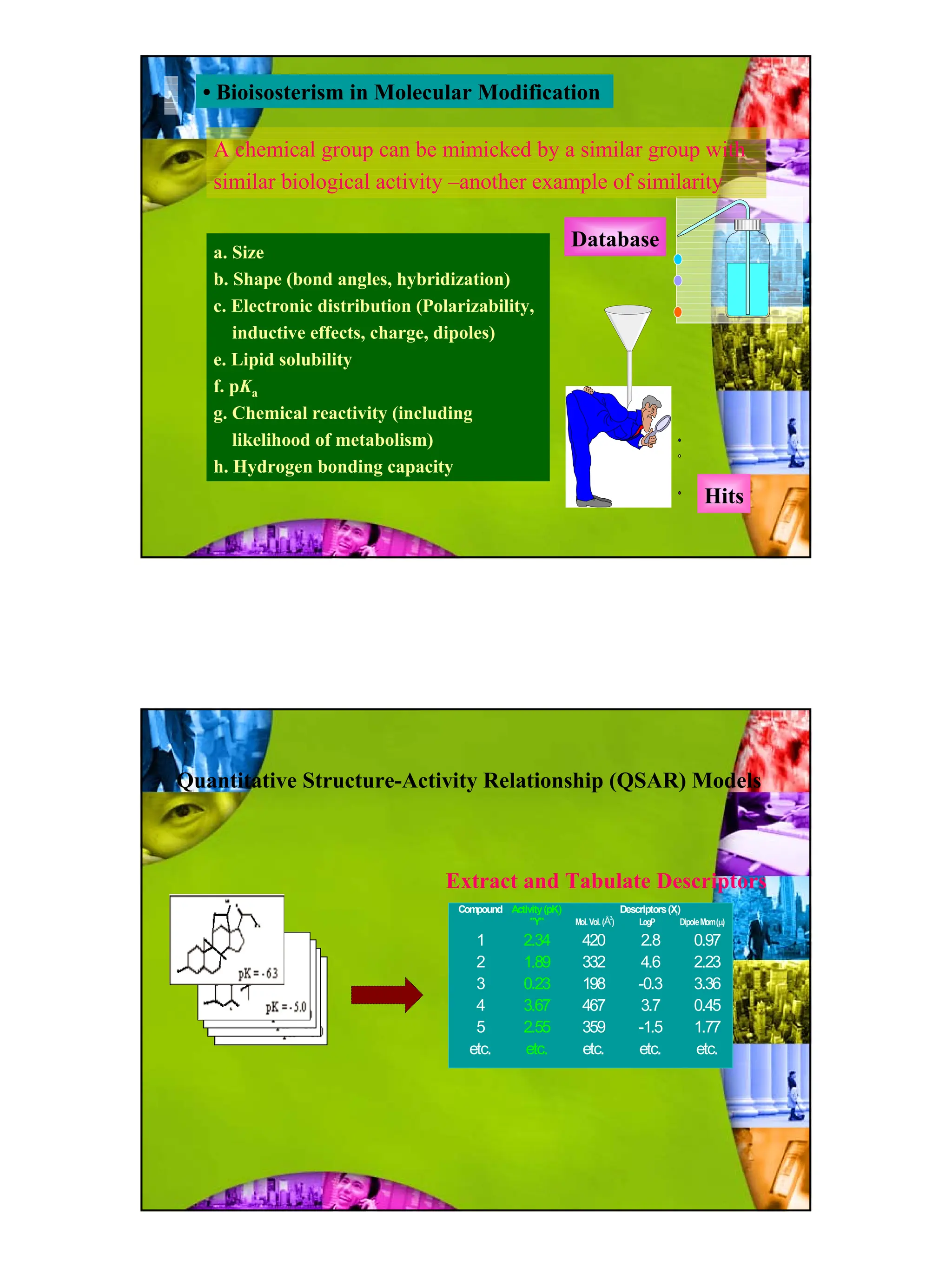 Bioisosterism in drug design for final year undergraduate student | PDF