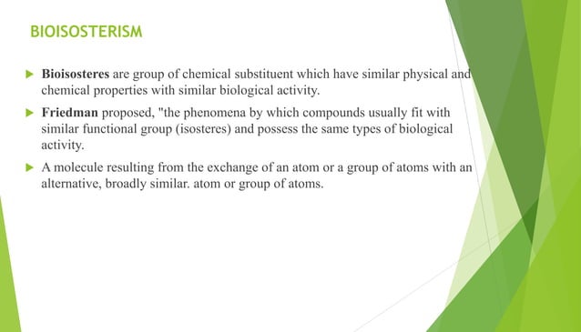 BIOISOSTERISM pptx . . | PPTX