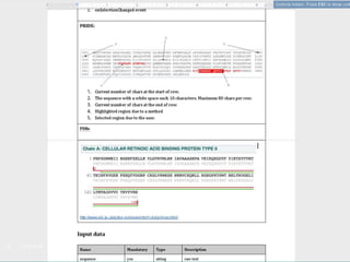 BioJS for representing biological information | PPT
