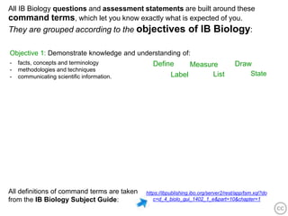 biok-commandtermsibbiology-140927204508-phpapp01.pptx