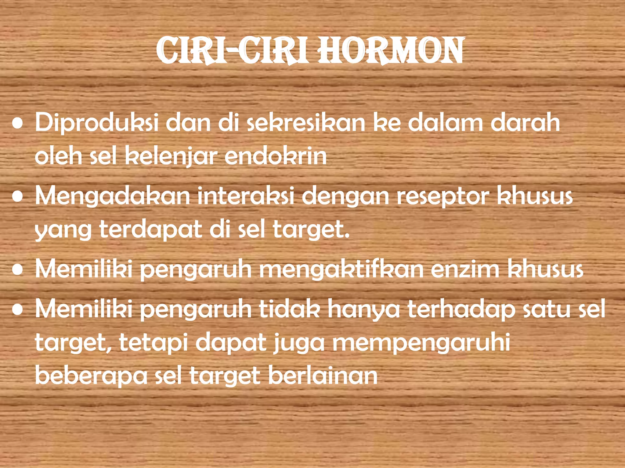 Biokimia - HORMON | PPTX